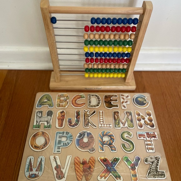 Melissa & Doug | Toys | Melissa Doug Preschool Kindergarten Abacus ...